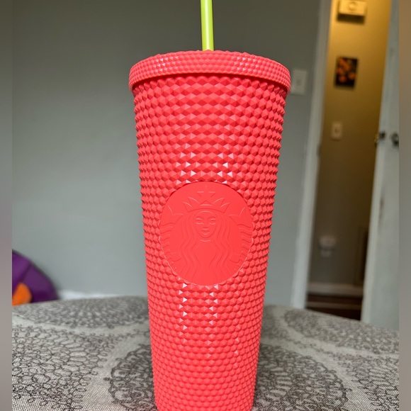 Kitchen | Starbucks Hot Pink Cold Cup | Poshmark